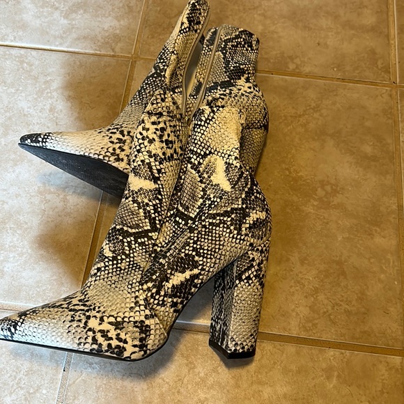 Qupid | Shoes | Fake Snakeskin Boots | Poshmark